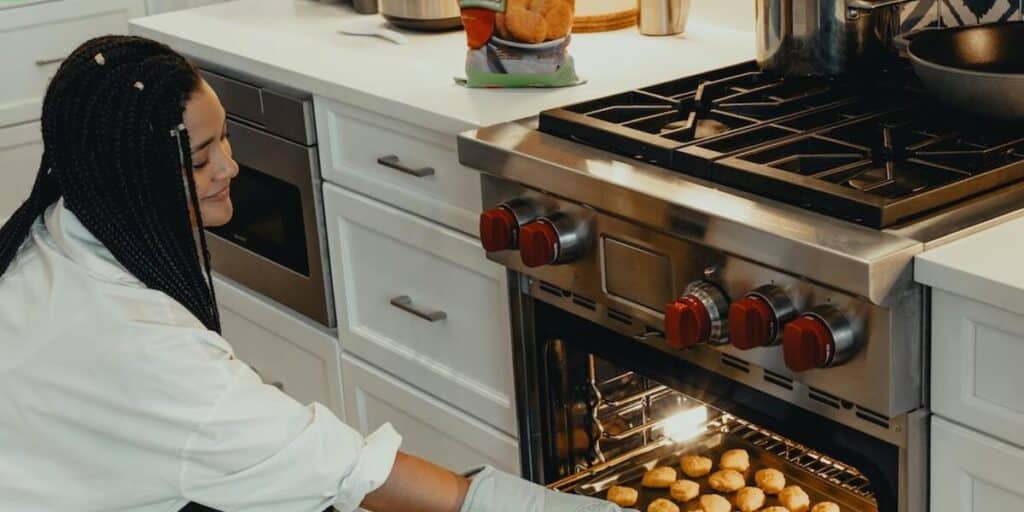 What safety precautions should be taken when using a combination oven ...